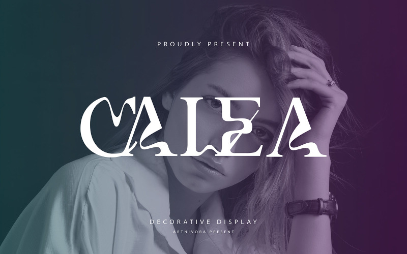 Calea - Police d'affichage décorative - TemplateMonster