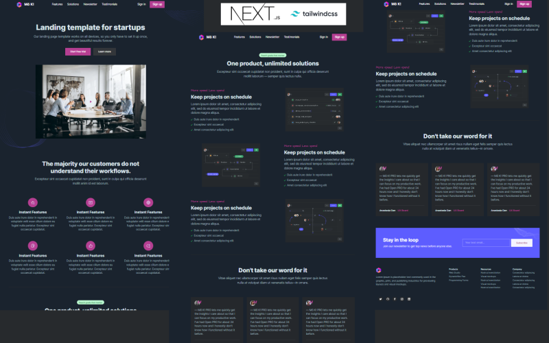 Mô K! - Modelo Next Js responsivo multiuso - TemplateMonster