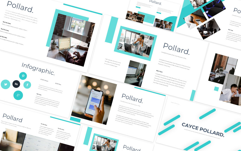 Plantilla de Keynote empresarial de Cayce Pollard