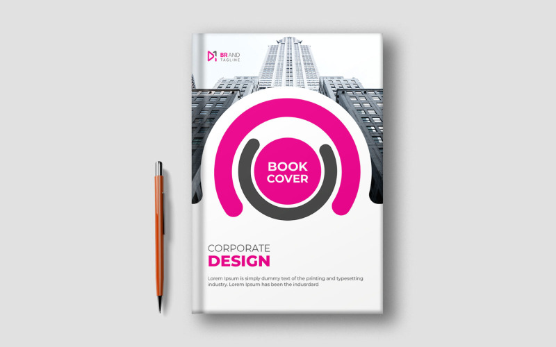 Diseño de portada de libro creativo y moderno.