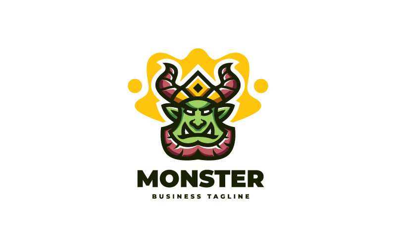 König-Monster-Logo-Vorlage #353286 - TemplateMonster