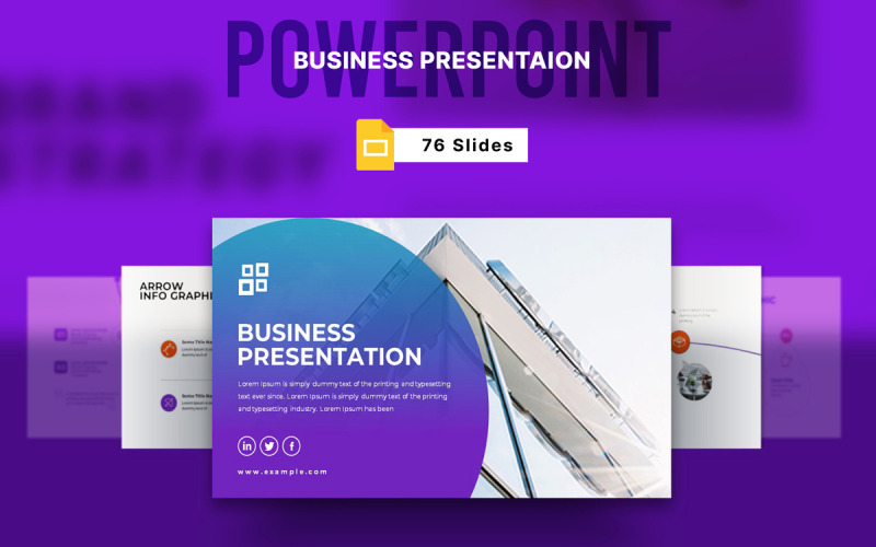 Modèle PowerPoint de présentation d'entreprise.