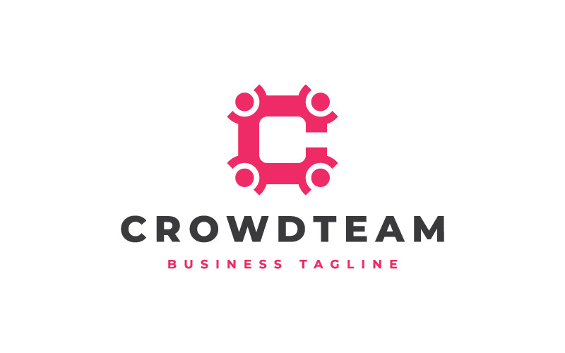 Crowd Team - Letter C Logo Template #353560 - TemplateMonster