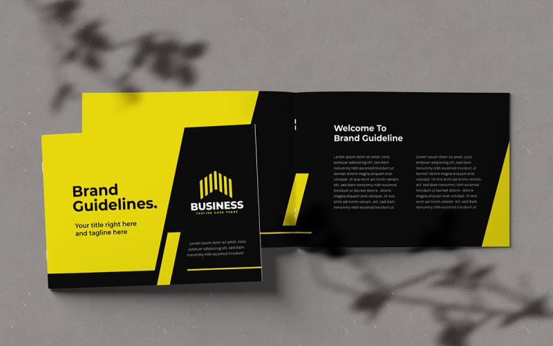 Landscape Brand Guideline Layout #353698 - TemplateMonster