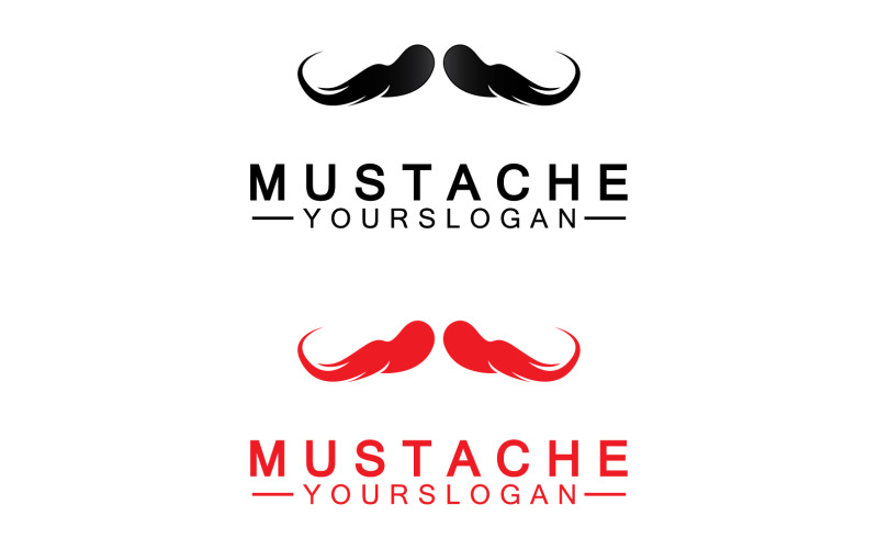Mustacheicon logo vector v27 #353935 - TemplateMonster