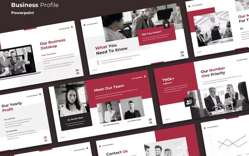 Modello PowerPoint aziendale per presentazione