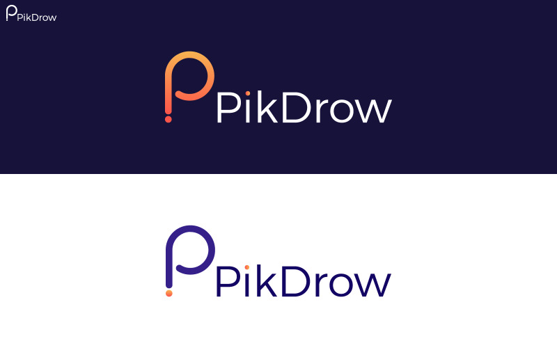 Creative P logo template, branding logo - TemplateMonster