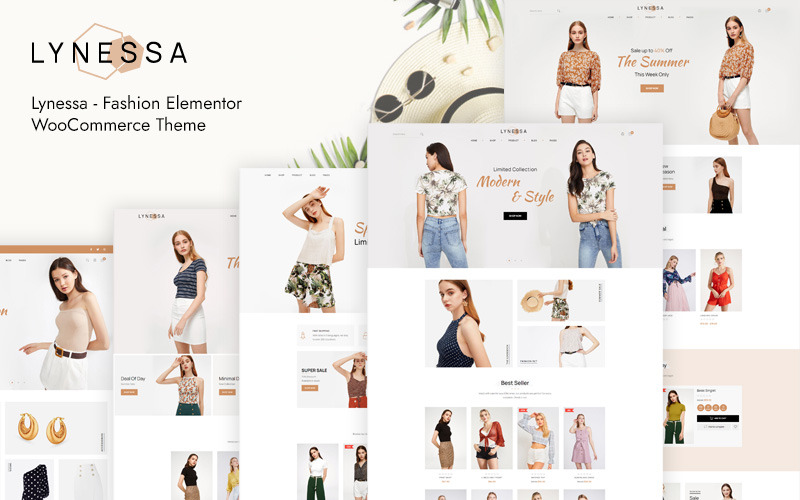 Lynessa - Tema Fashion Elementor WooCommerce