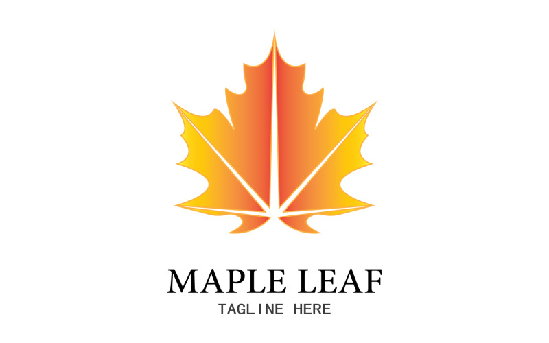 Leaf Mapple vector logo icon v12 #355056 - TemplateMonster