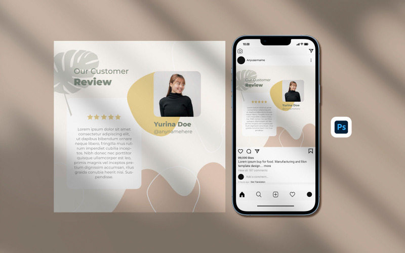 Instagram Template Design - Skincare products instagram posts
