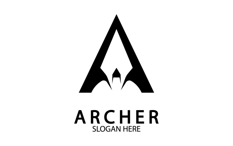 Archer spear iconn template logo v2 #355672 - TemplateMonster