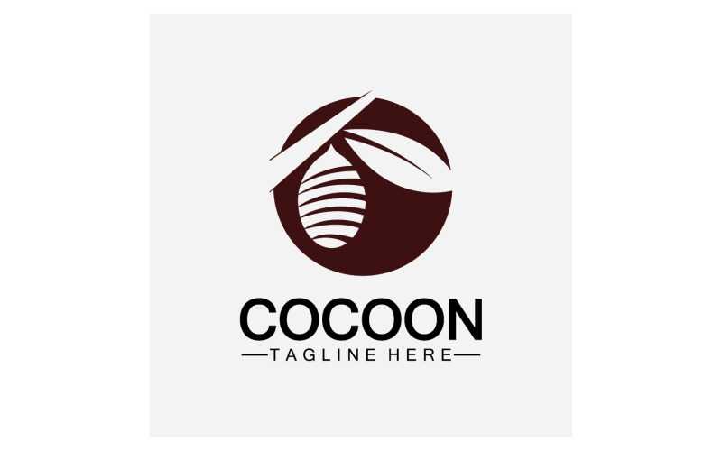 Cocoon butterfly logo icon vector v40 - TemplateMonster