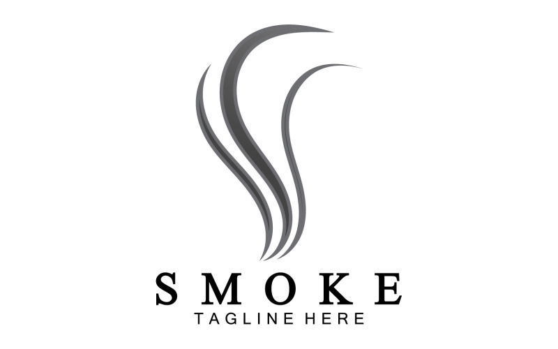 Smoke flame logo vector template v32 - TemplateMonster