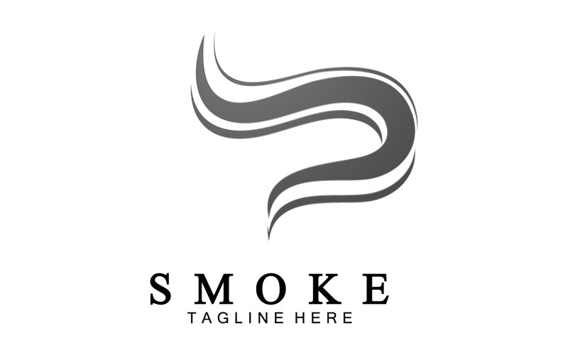 Smoke flame logo vector template v38 - TemplateMonster