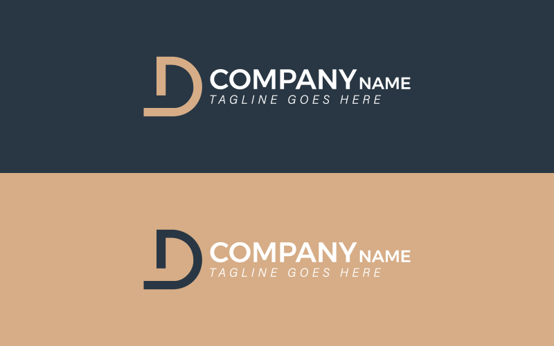 Branding D logo design template #356660 - TemplateMonster