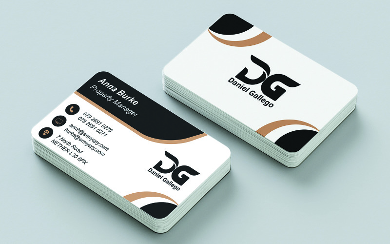 Stunning visiting Card - fully editable - Ready to Use - printable format