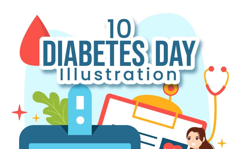 10 World Diabetes Day Illustration #357485 - TemplateMonster