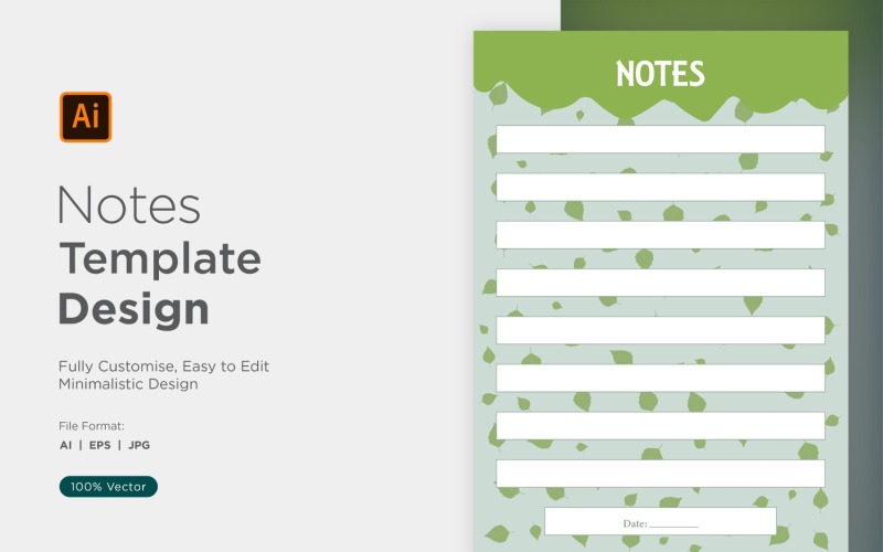 Note Design Template - 50 #357799 - TemplateMonster