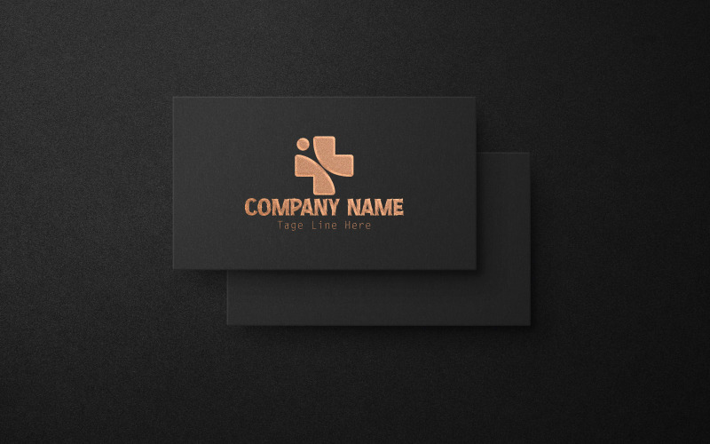 Design astratto del logo aziendale #358120 - TemplateMonster