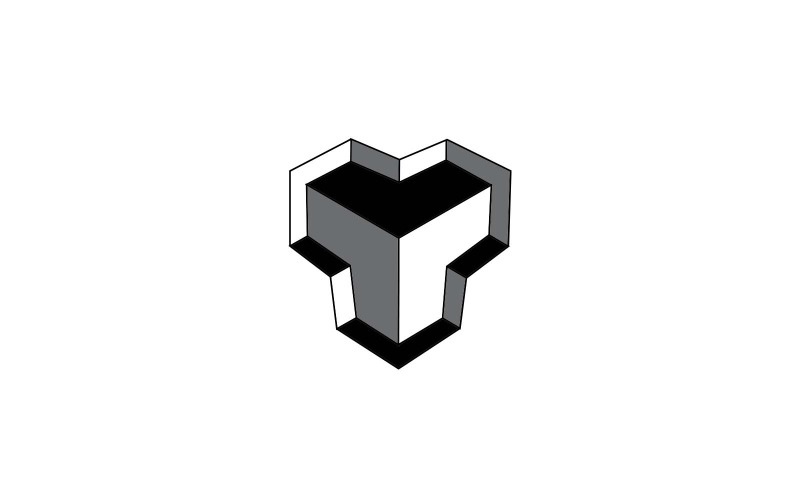 Design criativo de logotipo de marca 3D para sua empresa