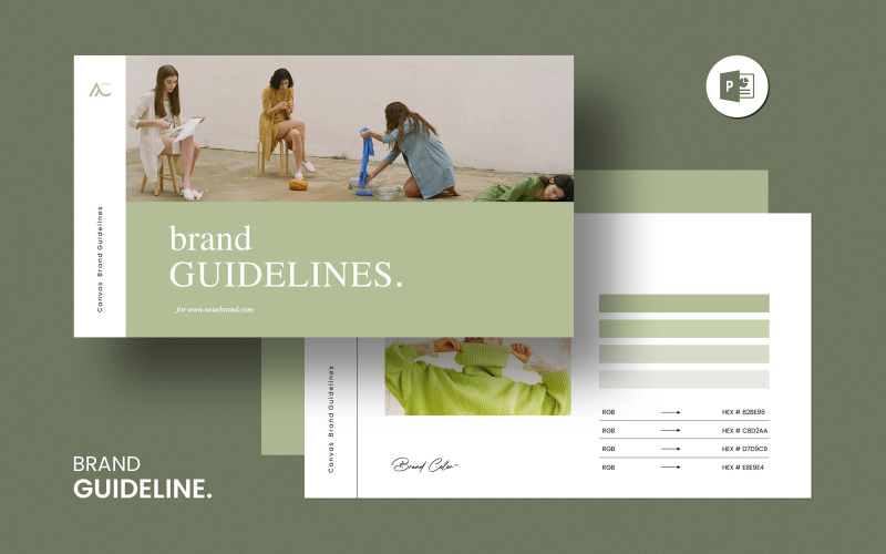 Brand Guidelines PowerPoint #358645 - TemplateMonster