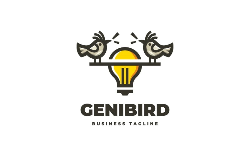 Genius Bird Logo Template #359046 - TemplateMonster