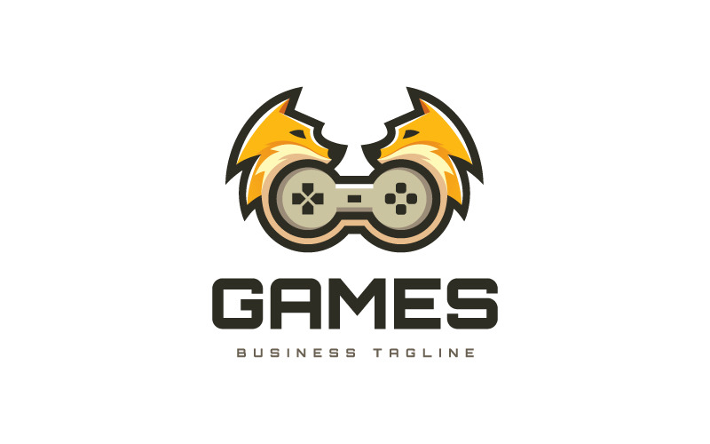 Unique Fox Games Logo Template #359033 - TemplateMonster