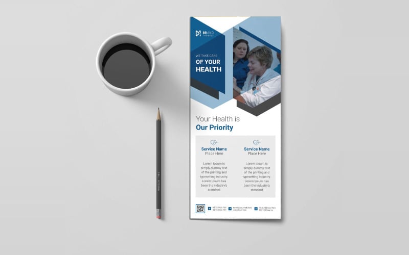 Creative and modern rack card design - TemplateMonster