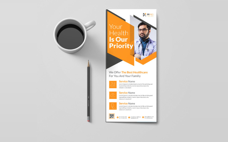 Creative and modern rack card template - TemplateMonster