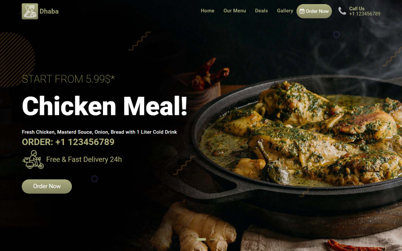 98+ Food Restaurant Landing Page Templates by ⭐ TemplateMonster