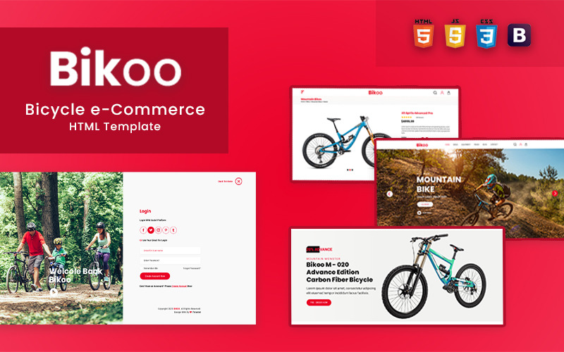 Kiosk Bike - Motor Cycle eCommerce HTML5 Website Template