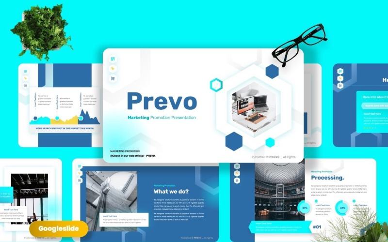 Prevo - Marketing Googleslide Templates - TemplateMonster