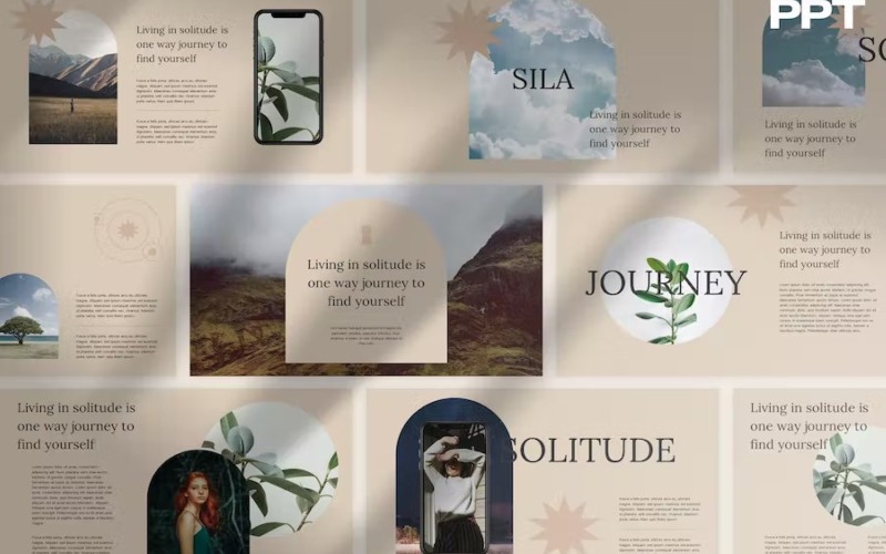 Exteriördesign PowerPoint-mallar - PPT- och PPTX-teman för landskaps ...