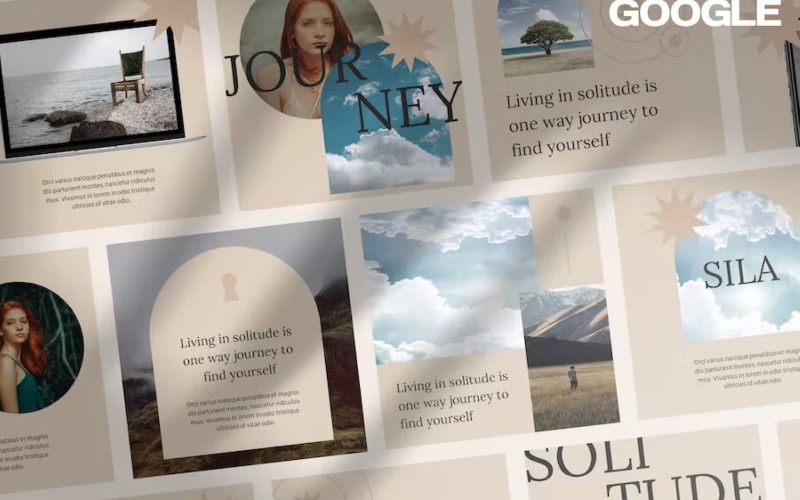 SILA - Stylish Instagram Google Slides - TemplateMonster