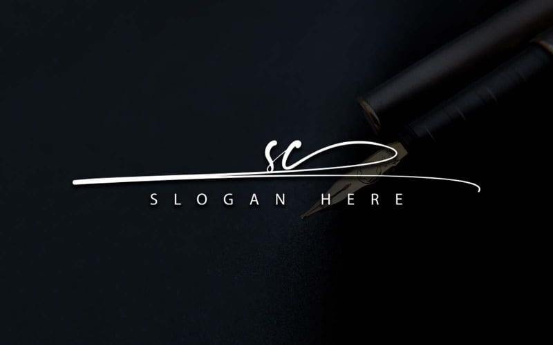 Creative Photography SC Letter Logo Design - TemplateMonster