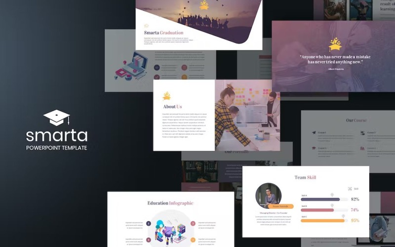 Smarta - Plantilla de PowerPoint para cursos y educación