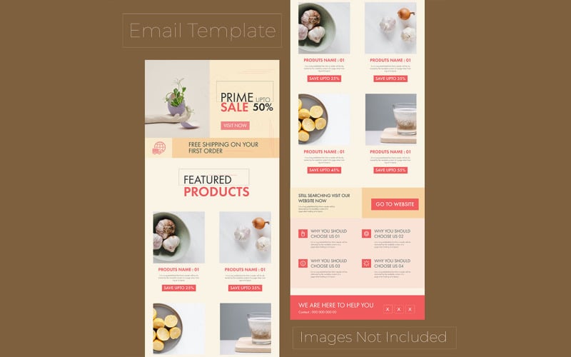 Fashion Product Promotion Email Newsletter Template