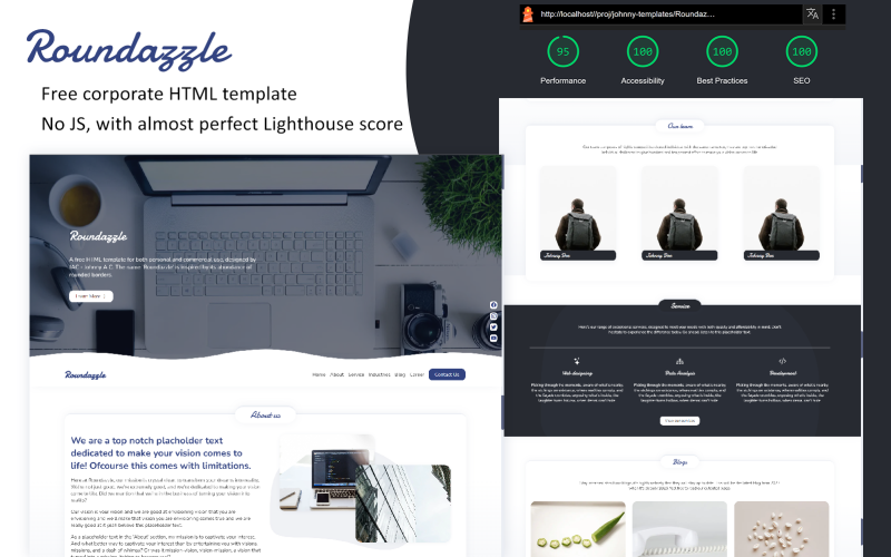 Kostenlose HTML-Website-Vorlagen | TemplateMonster