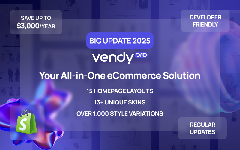Vendy Pro - Innovative Multipurpose Shopify Theme OS 2.0
