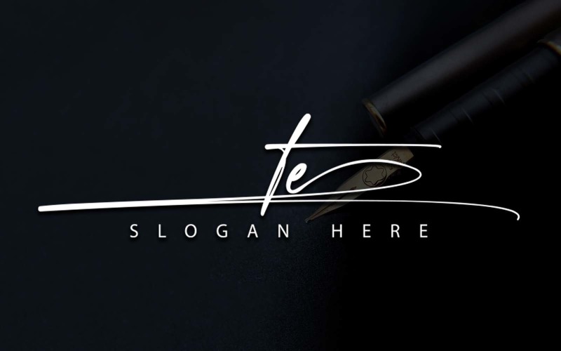 Yaratıcı Fotoğrafçılık TE Harfi Logo Tasarımı