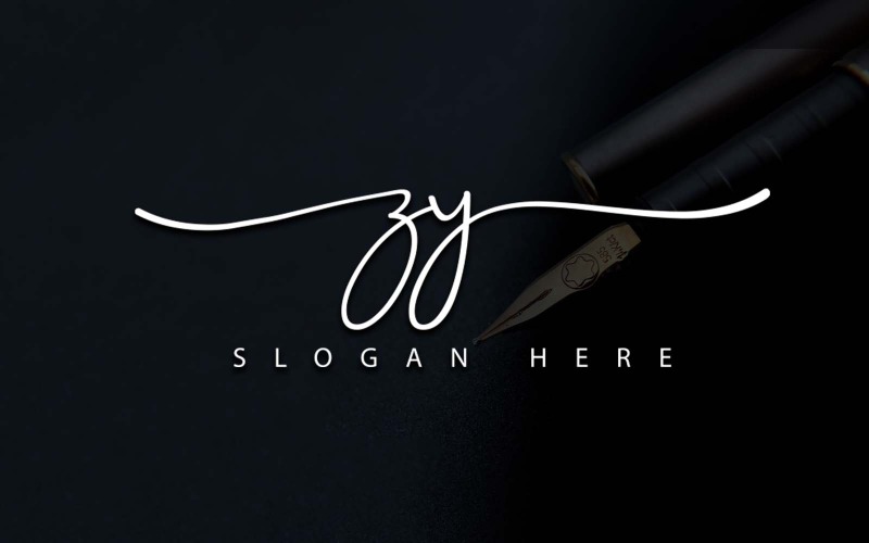 Creative Photography ZY Letter Logo Design - TemplateMonster