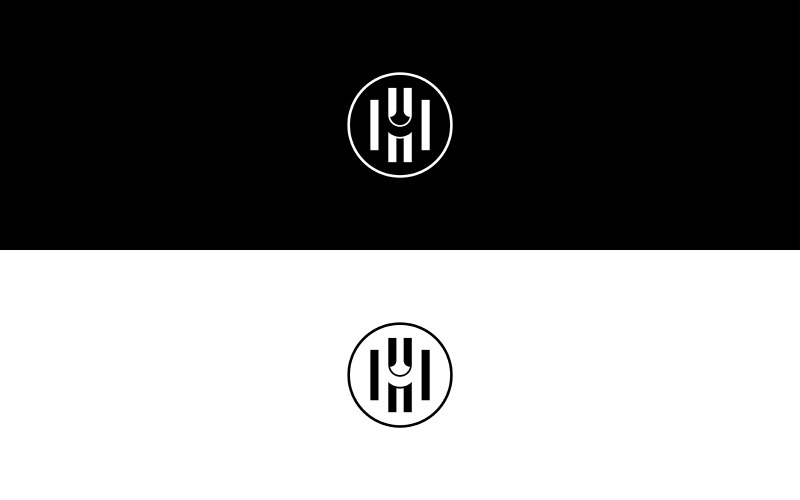 H harfi logo tasarım konsepti veya h logo tasarımı