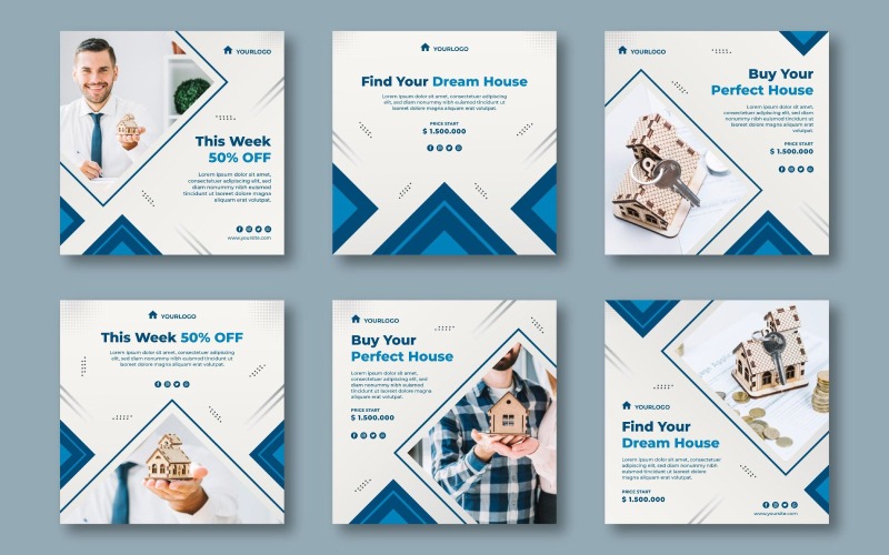 House Property Social Media Social Media Post Template