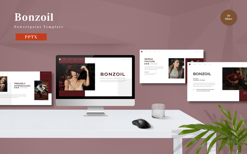 Bonzoï - Modèle Powerpoint #363243 - TemplateMonster
