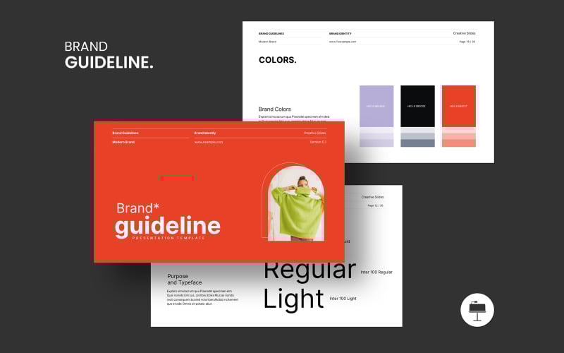 Creative Brand Guidelines Keynote Template - TemplateMonster