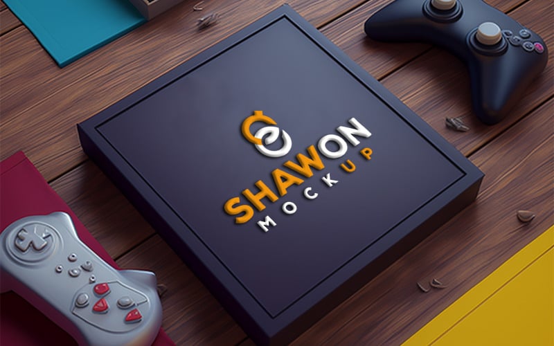 Gaming Board Logo Mockup Design #363412 - TemplateMonster