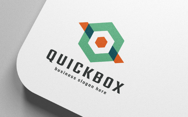 Quick Box Letter Q Pro Branding Logo Temp - TemplateMonster