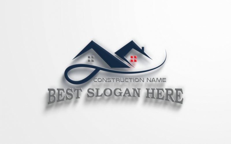 Meilleur design de logo de construction - TemplateMonster