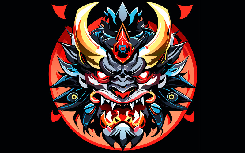Monstre Design Art Illustration Vecteur #02 - TemplateMonster