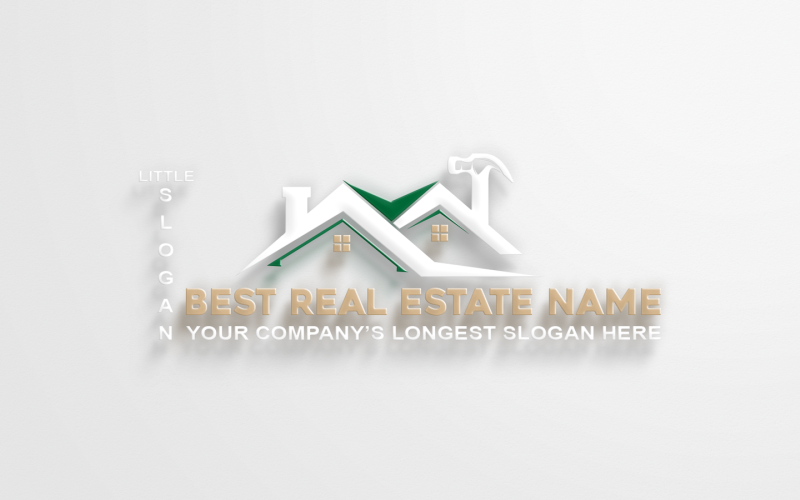 Best real estate logo design.1 #363695 - TemplateMonster